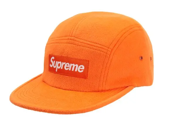 Supreme Wool Camp Cap - Neon Orange
