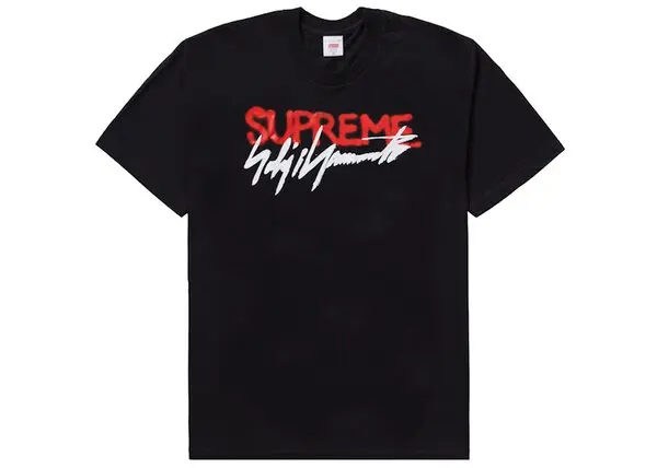 Supreme Yohji Yamamoto Logo Tee Shirt - Black