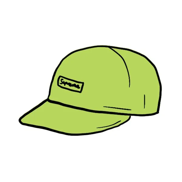 Supreme Cordura 6-panel Cap - Lime