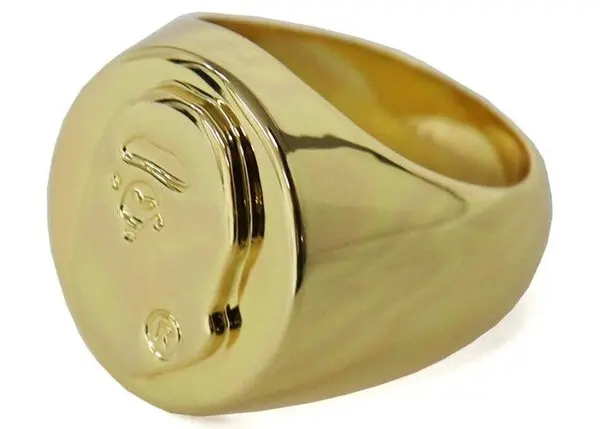 BAPE Ape Head Ring - Gold