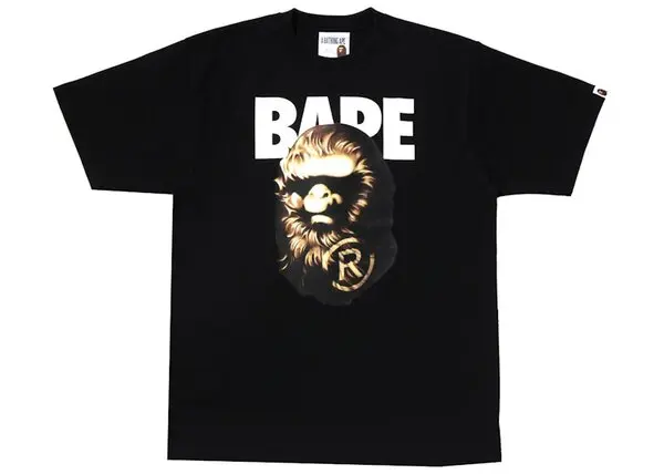 A BATHING APE Ape Head Tee Shirt Tee Shirt - Black