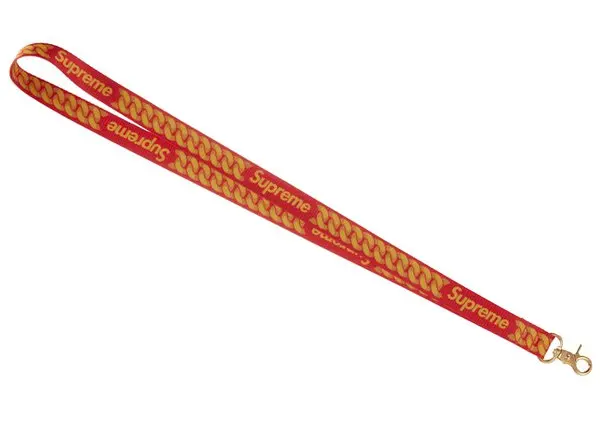 Supreme Cuban Links Lanyard - Red