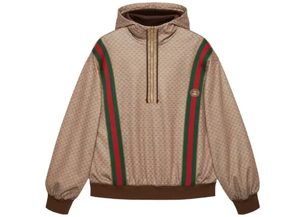 Gucci Mini Gg Jersey Hooded Sweatshirt