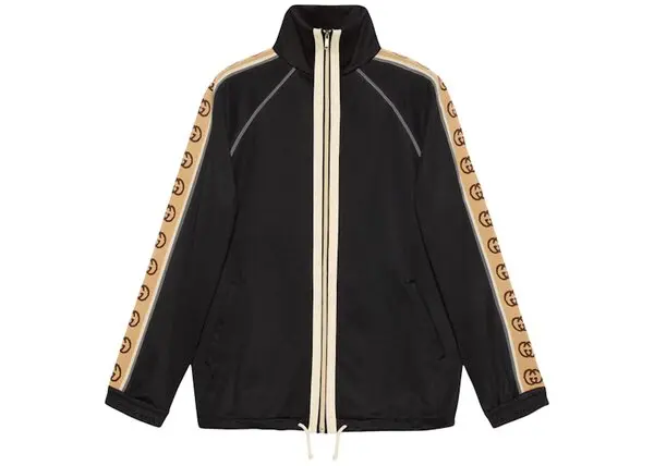 Gucci Oversize Technical Jersey Jacket - Black