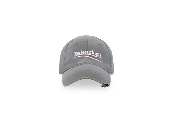Balenciaga Political Campaign Cap - Grey