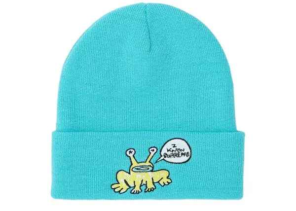 Supreme Daniel Johnston Beanie - Turquoise