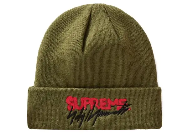 Supreme Yohji Yamamoto New Era Beanie - Olive