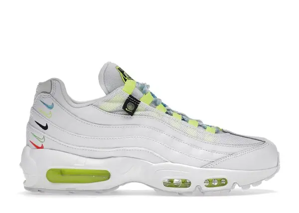 Nike Air Max 95 Worldwide - White/whiteone-colorvoltone-colorblue Fury