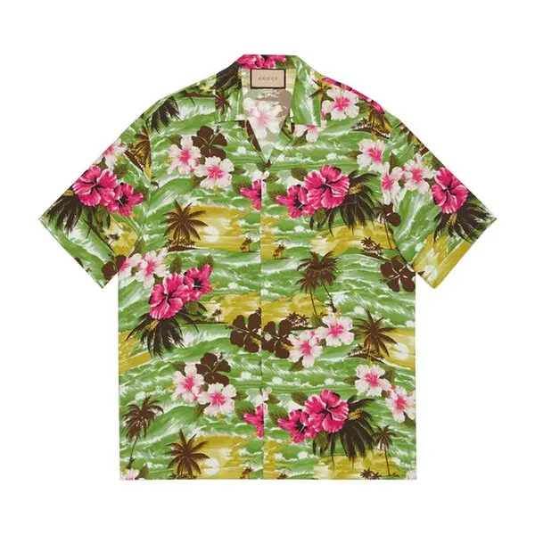 Gucci Printed Bowling Shirt