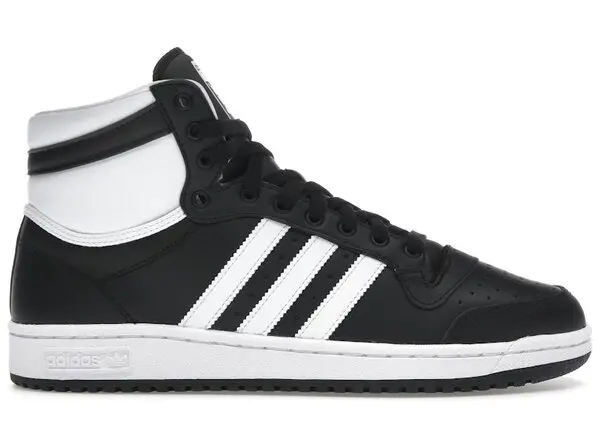 Adidas Top Ten High-top Sneakers - Core Black/cloud White/chalk White