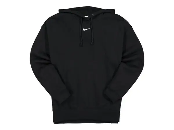 Nike Oversized Fleece Hoodie - Black/white