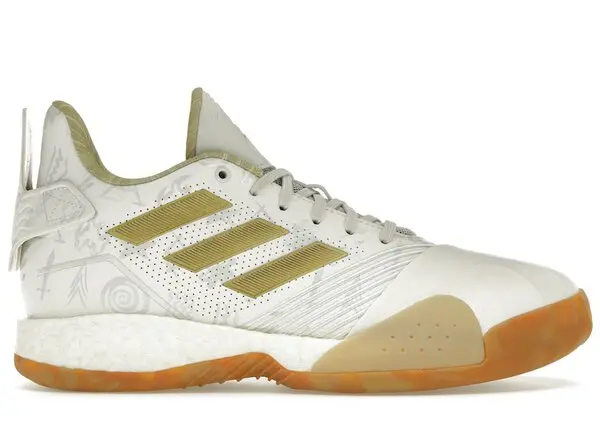 Adidas Tmac Millennium Sneakers - Cloud White/gold Metallic