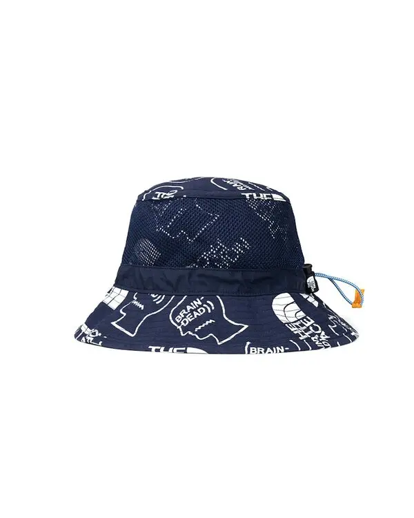 The North Face X Brain Dead Bucket Hat - Navy Blue