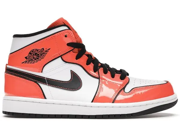 JORDAN 1 Mid Se - Turf Orange/black/white