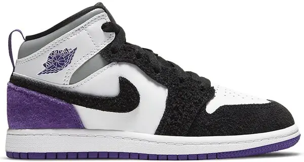 JORDAN Mid Se Preschool Sneakers - White/black/light Solar Flare Heather