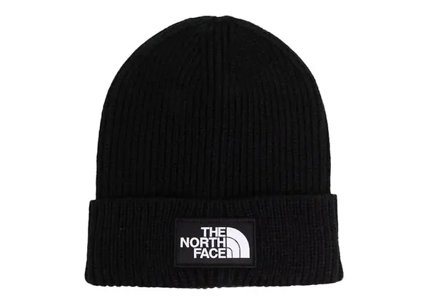 The North Face Logo Patch Beanie - Black