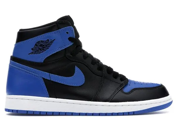 JORDAN 1 Retro High-top Sneakers - Black/royal Blue