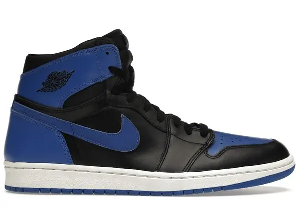JORDAN 1 Retro Sneakers - Black/royal Blue