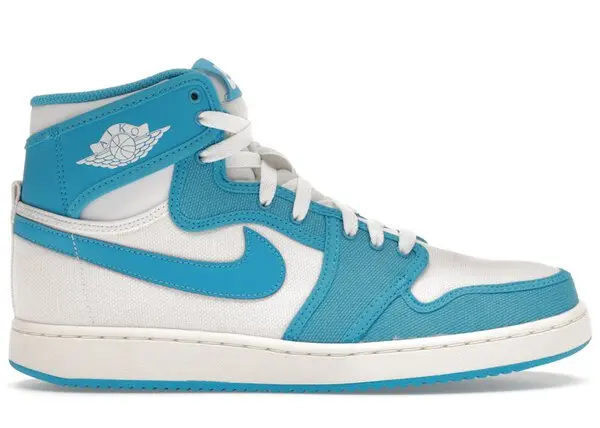 JORDAN 1 Retro Ajko High Top Sneakers - White/university Blue