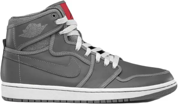 JORDAN 1 Retro Ajko High-top Sneakers - Light Graphite/ntrl Grey/varsityy Red