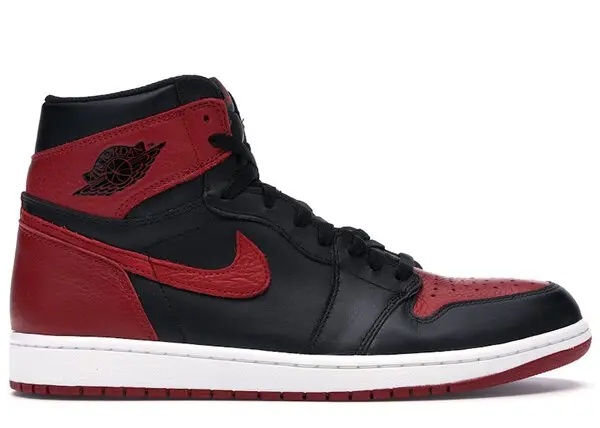 JORDAN 1 Retro High - Black/varsity Red/white
