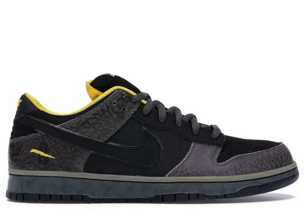 Nike Dunk Low Sneakers - Midnight Fog/blackone-coloryellow Ochre