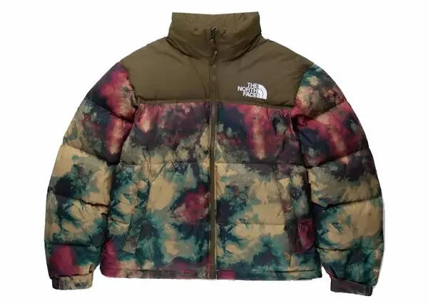 The North Face 1996 Retro Nuptse Jacket - Antelope Tan/ice Dye Print