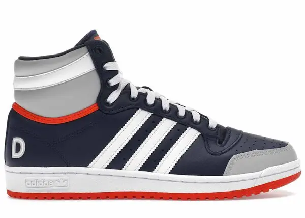 Adidas Top Ten Hi Og Detroit High-top Sneakers - Team Navy Blue/cloud White/collegiate Orange