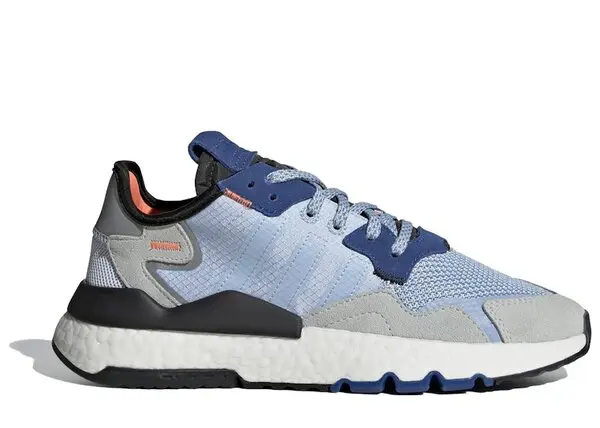 Adidas Nite Jogger Sneakers - Glow Blue/ Glow Blue/ Blue Tint