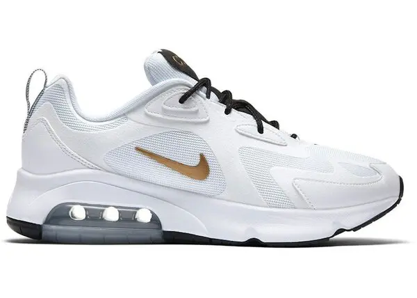 Nike Max 200 Sneakers - White/metallic Gold/black