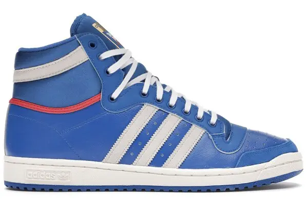 Adidas Top Ten Hi Sneakers - Glory Blue/orbit Grey/gold Metallic