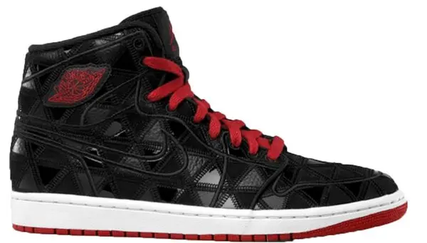 JORDAN 1 Retro J2k High-top Sneakers - Black/varsity Red/white