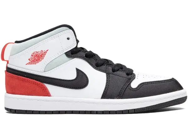 JORDAN Mid Se Sneakers - White/track Red/black