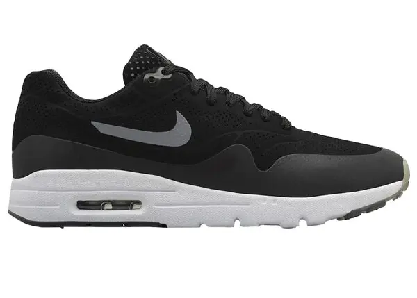 Nike Air Max 1 Ultra Moire Sneakers - Black/metallic Silver/white
