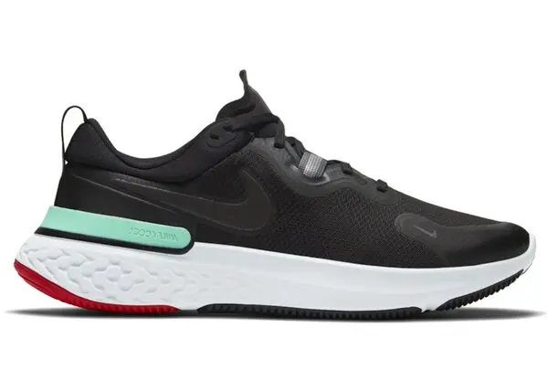 Nike React Miler Sneakers - Black/iron Grey/green Glow