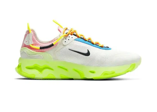 Nike React Live Sneakers - White/blue/volt