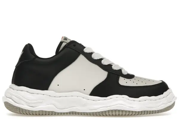Mihara Yasuhiro Wayne Og Sole Lowin Sneakers - White/black
