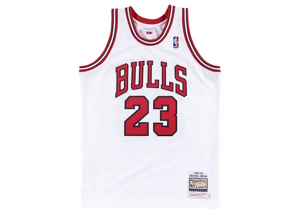 Mitchell & Ness Chicago Bulls 1997-98 Michael Jordan Authentic Jersey - White