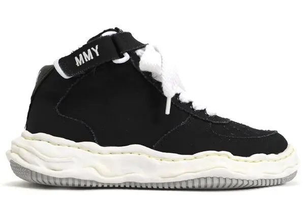 Mihara Yasuhiro Wayne High-top Sneakers - Black/white