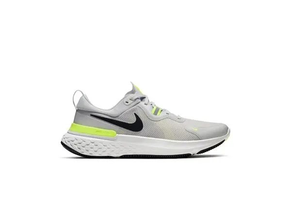 Nike React Miler Sneakers - Grey Fog/particle Grey/volt