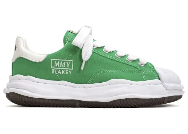Mihara Yasuhiro Blakey Og Sole Low-top Sneakers - Green/white