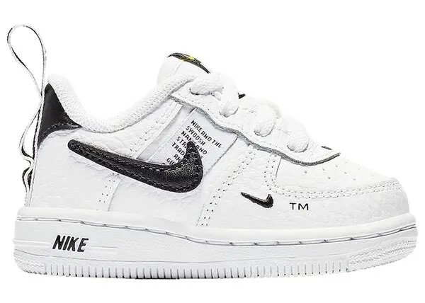 Nike Air Force 1 Lv8 Utility Sneakers - White/whiteone-colorblack