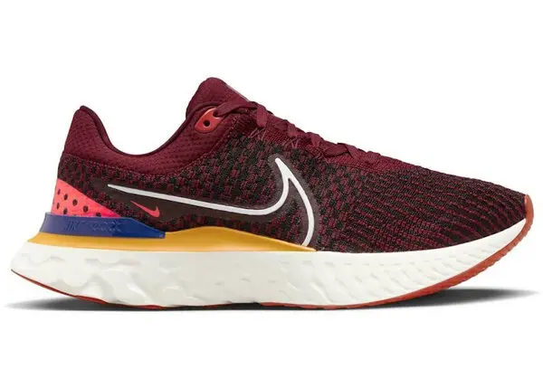 Nike React Infinity Run Flyknit 3 - Dark Beetroot/white/university Gold