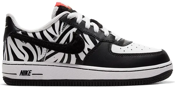 Nike Air Force Low Zebrain Sneakers - White/black