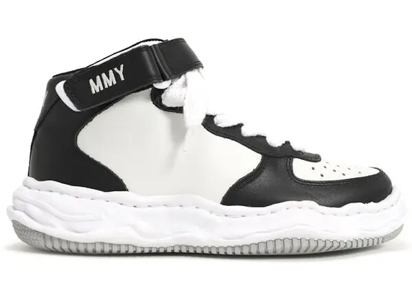 Mihara Yasuhiro Wayne Og Sole High Top Sneakers - Black/white