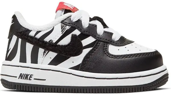 Nike Air Force 1 Low Zebrain Sneakers - White/black