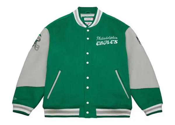 Mitchell & Ness Philadelphia Eagles Team Varsity Jacket