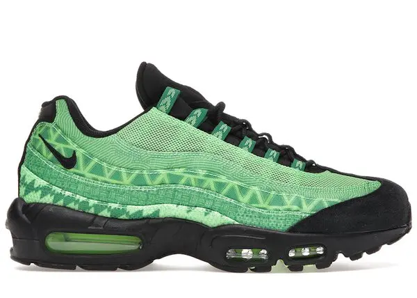 Nike Air Max 95 Naija - Pine Green/black/sub Lime