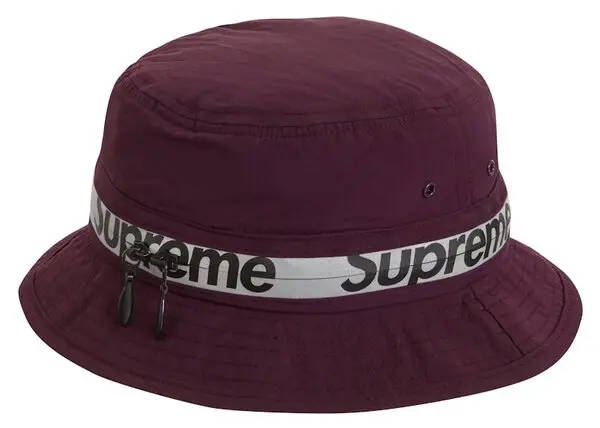 Supreme Reflective Zip Crusher Hat - Purple