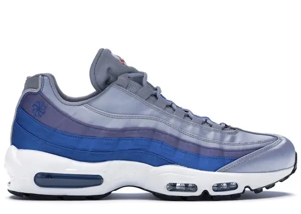 Nike Air Max 95 Pinwheel Sneakers - Wolf Grey/blue Nebula/purple Slate